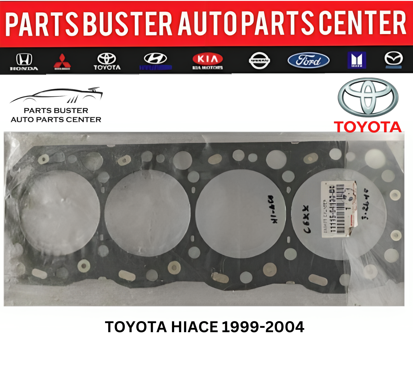 GENUINE CYLINDER HEAD GASKET (STEEL) for TOYOTA HIACE 1999-2004 5L ...
