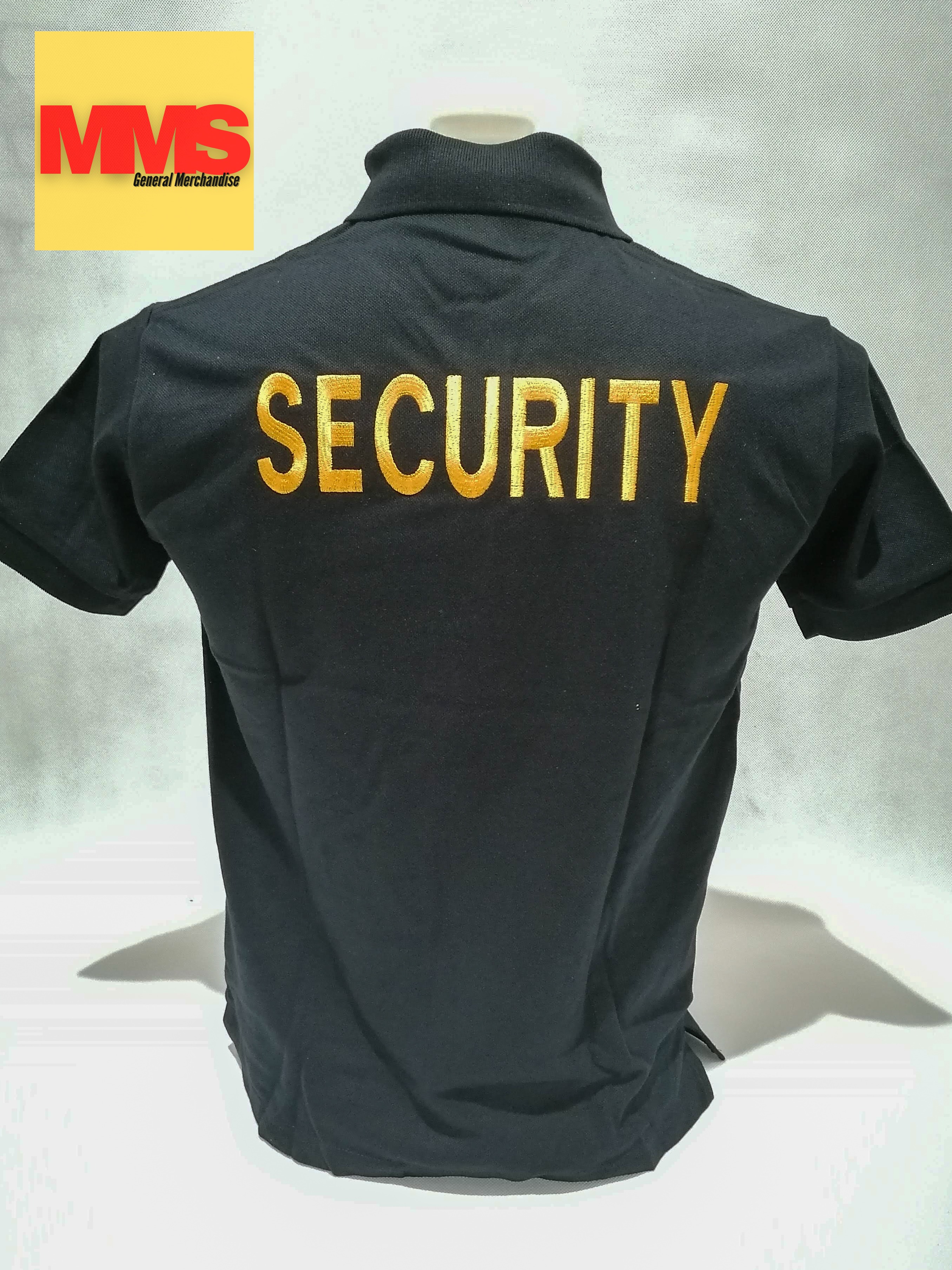 Security Guard Polo Shirt with Back Logo Embroidered Lifeline Polo ...