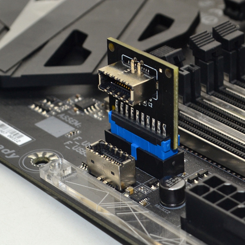 Computer Connectors USB 3.1 Front Panel PC Socket to USB 3.0 20Pin ...