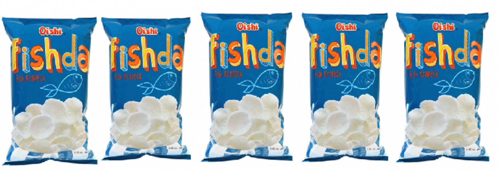 Oishi Fishda Fish Kropeck 80g - Pack of 5 | Lazada PH