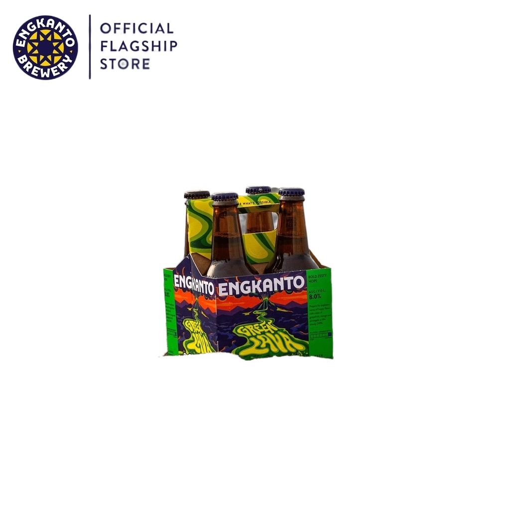 Engkanto Brewery Green Lava Double IPA 4-Pack Local Craft Beer 8 ABV ...