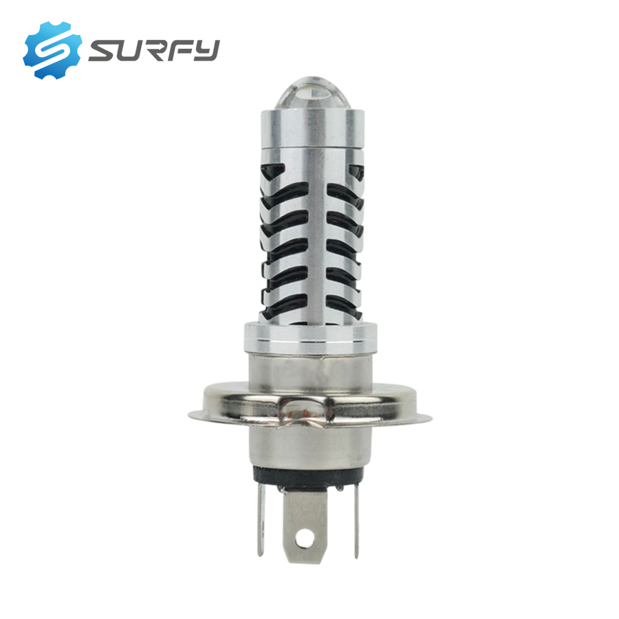 Motorcycle Headlight Hallogen Dual Bulb With Blue Parklight Hi/Low T19 ...