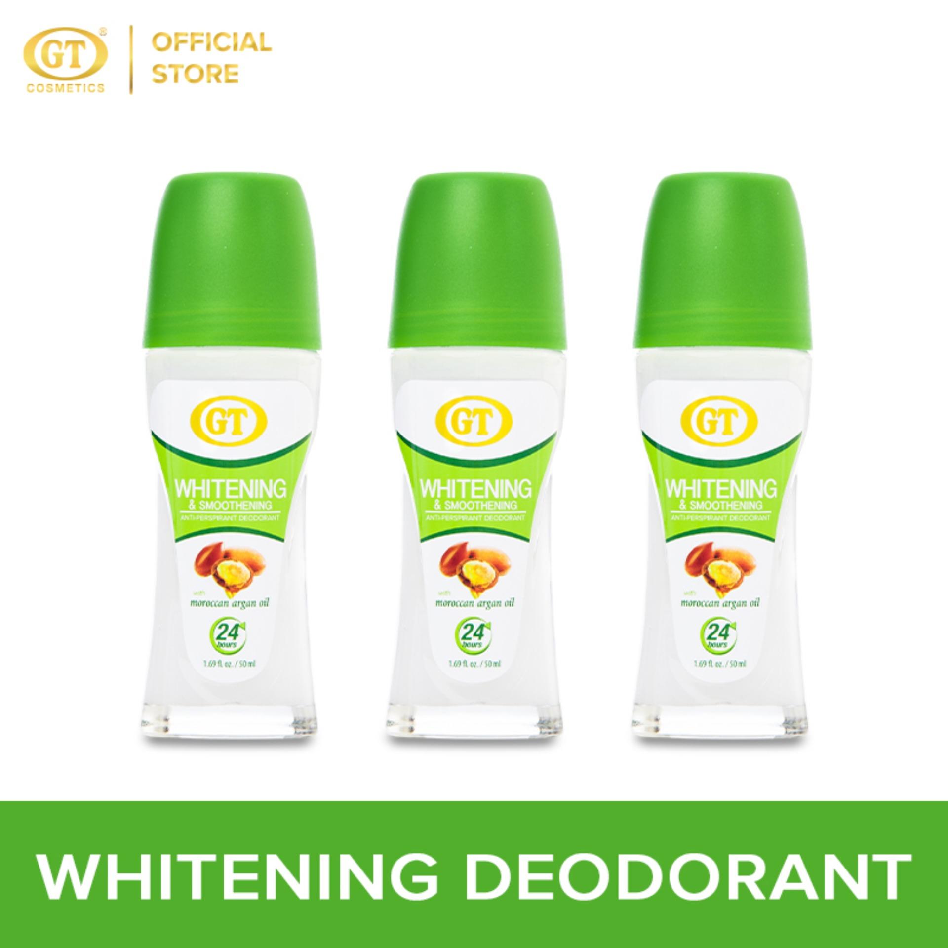 GT Whitening Deodorant with Moroccan Argan Oil (Set of 3) | Lazada PH