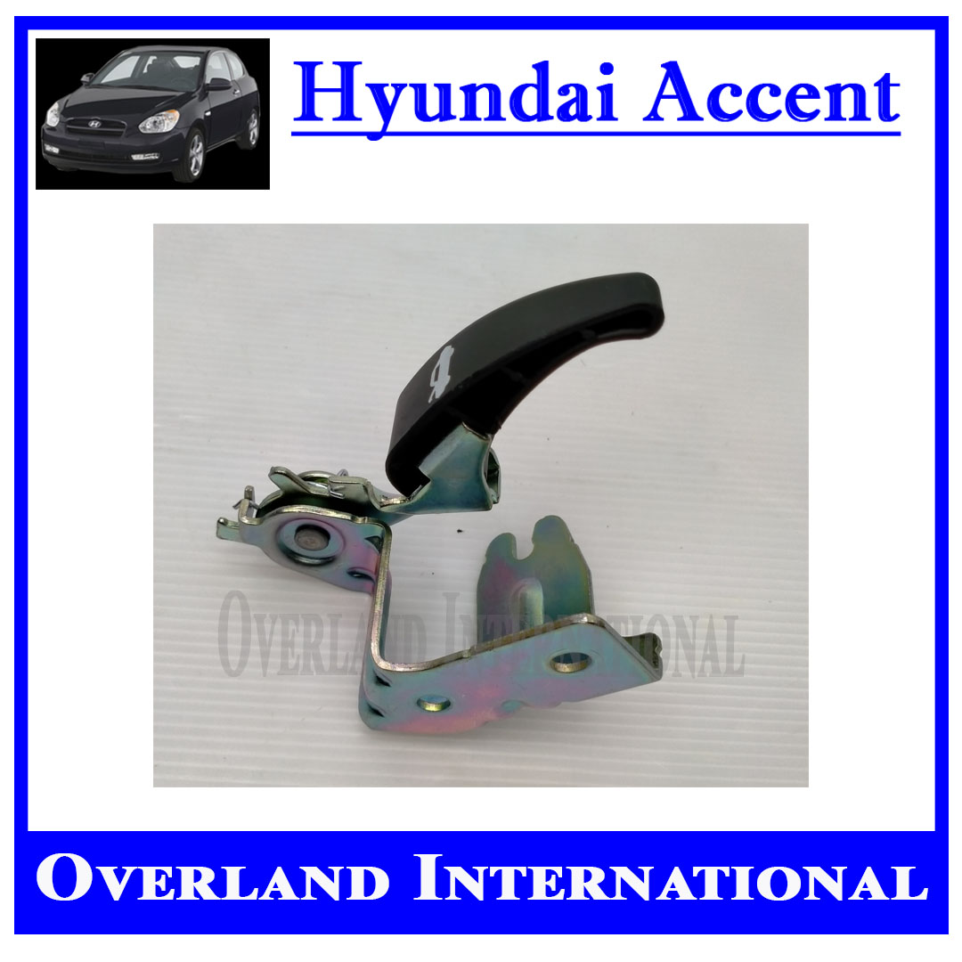 HANDLE HOOD LATCH RELEASE, For Hyundai Accent and Kia Rio, 81180-1G000 ...