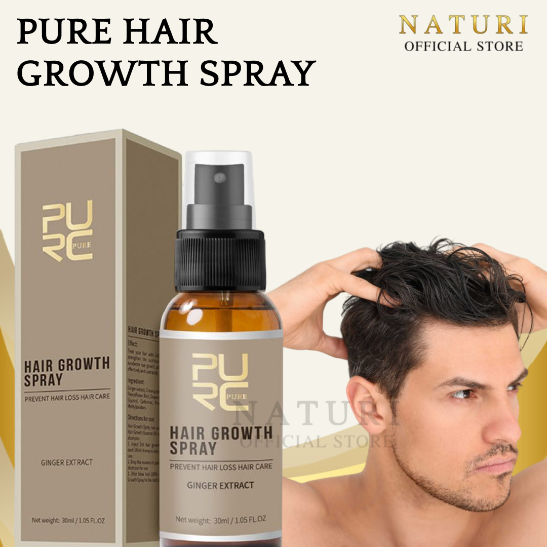 Pure Hair Growth Spray Growth Oil Treat Your Hair With Rich Nourishment ...