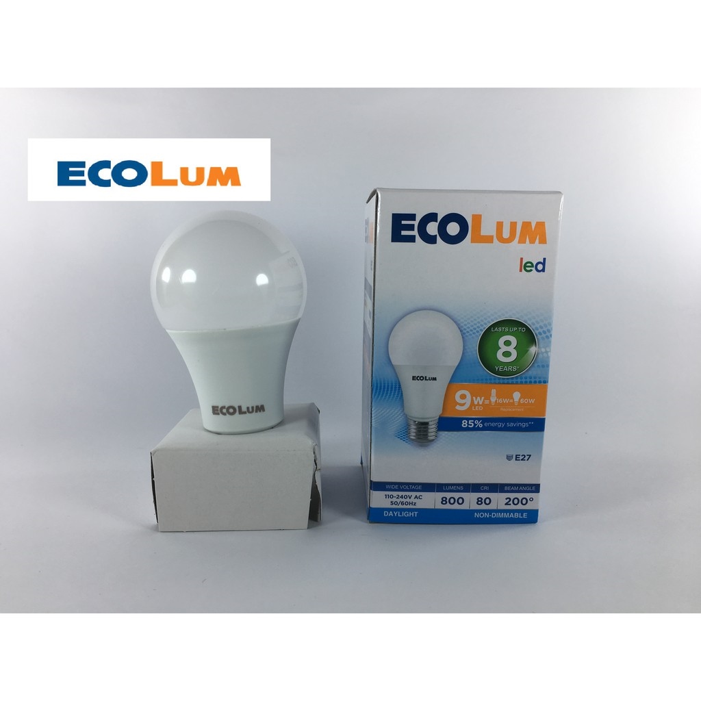 Ecolum LED Bulb 3w 5w 7w 9w 11w 13w (Daylight) | Lazada PH