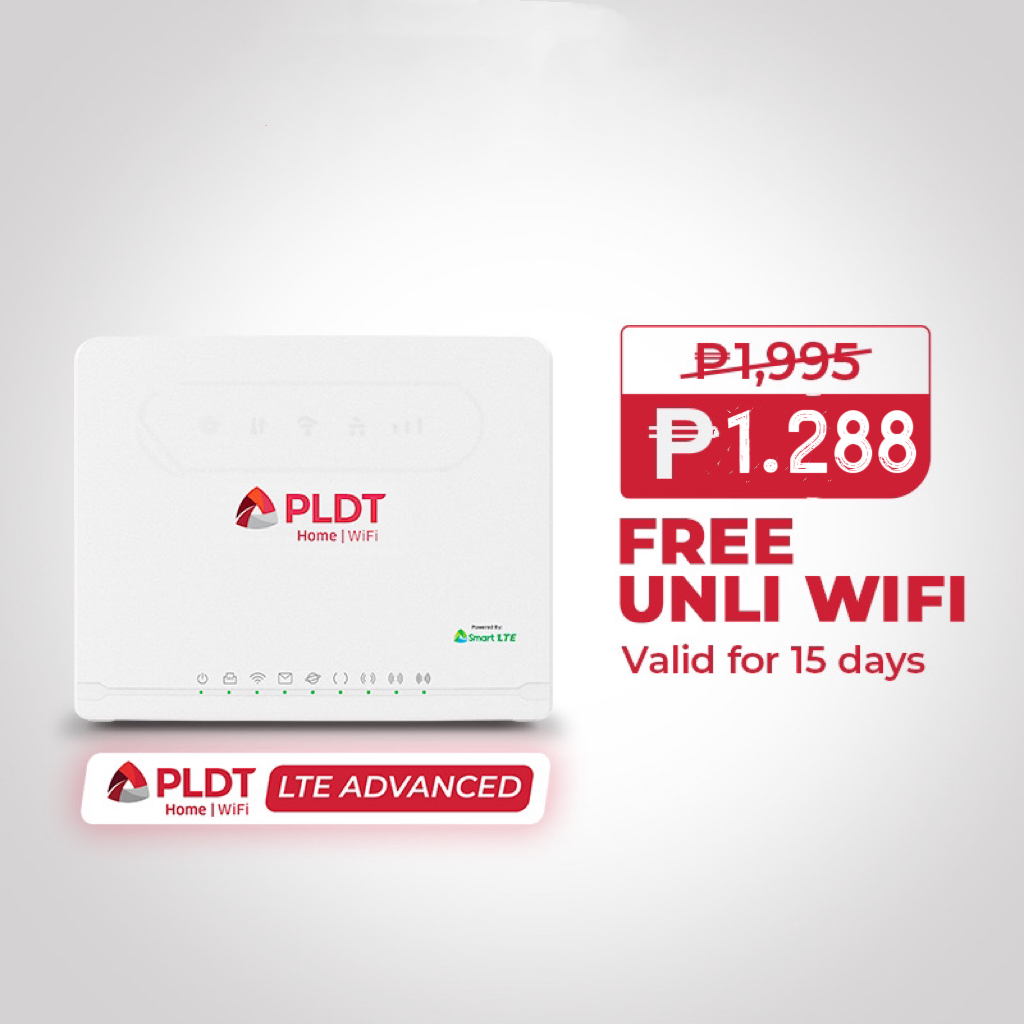 Smart Pro PLDT Home Wifi Lte-Advanced Cat 6 Prepaid FREE Valid UNLI ...
