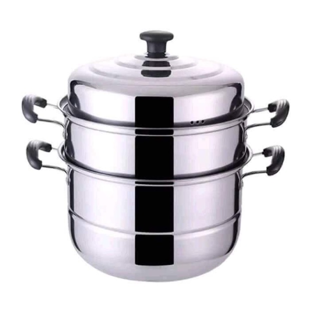 COOKWARE 28CM - 3 Layer Stainless Steel Steamer And Cooker | 28cm Multi ...