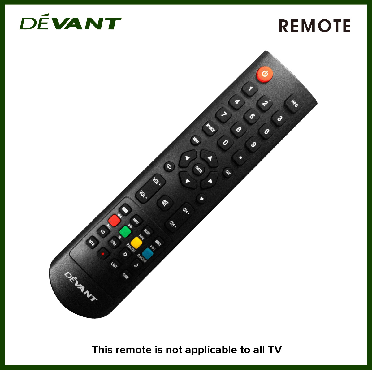 DEVANT REMOTE - 43DL421/ 32DL543/ 43DL422 | Lazada PH
