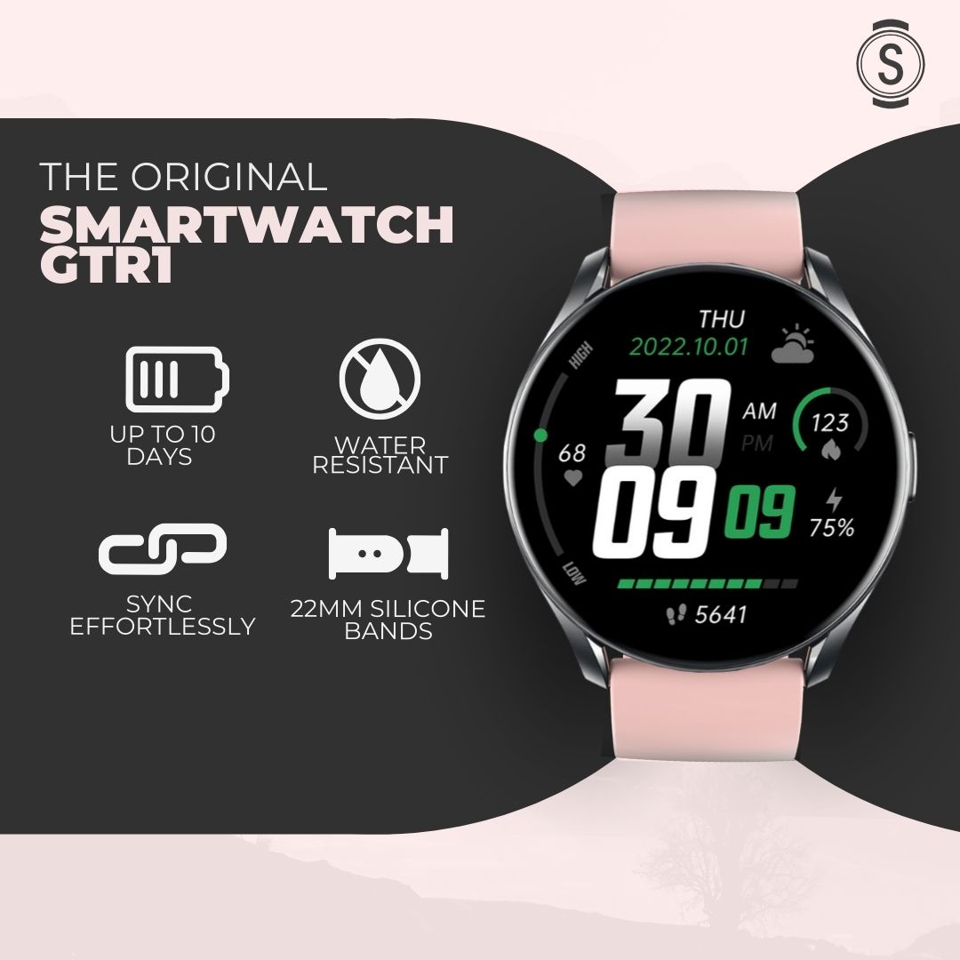 SmartWatch PH | The Original Series GTR1 in Pink IP68 Bluetooth | Lazada PH