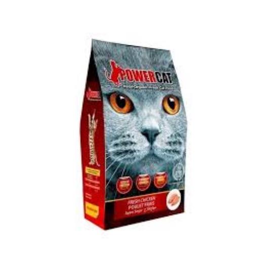 POWERCAT HALAL CERTIFIED ORGANIC ADULT / KITTEN CAT DRY FOOD 1kg ...