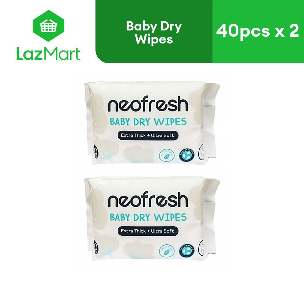 Neofresh Baby Dry Wipes 40pcs - Pack of 2 | Lazada PH