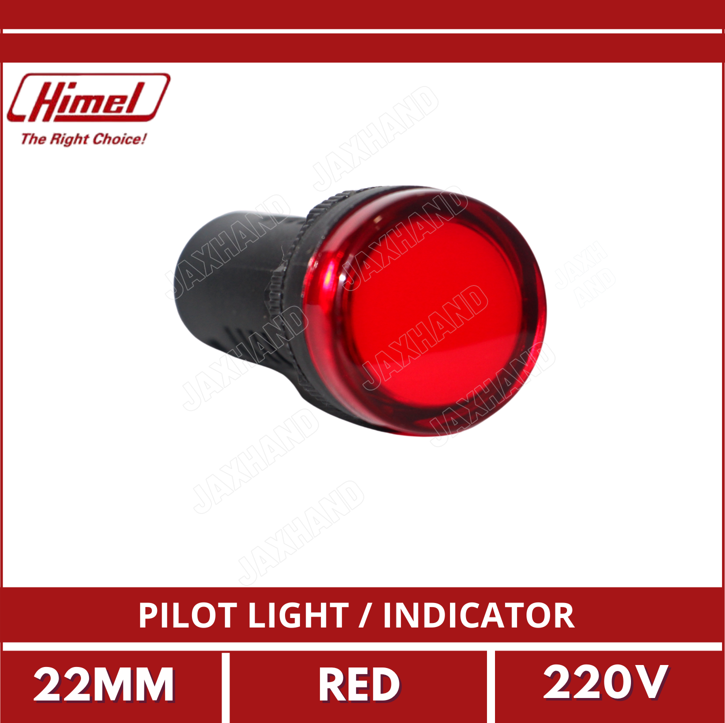 Pilot Light Red, 22mm, 220VAC | Lazada PH