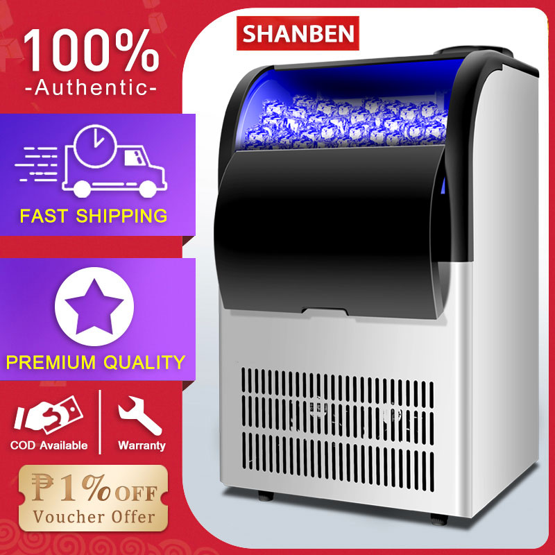 SHANBEN 70KG large-scale full-automatic multi-purpose ice maker for ...