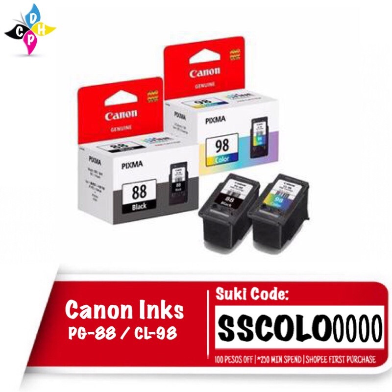 Canon PG-88 / CL-98 Ink Cartridge PG88 CL98 | Lazada PH