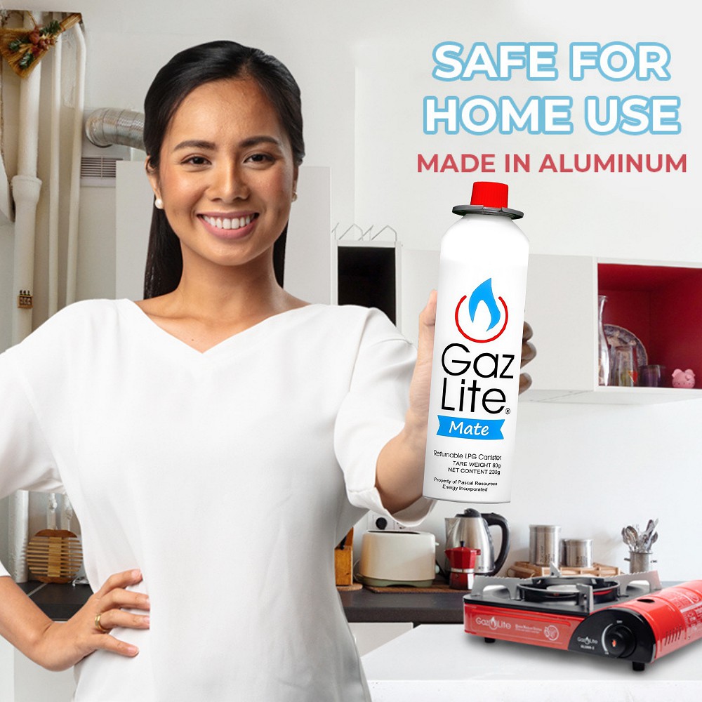 Gaz Lite Mate Refillable LPG Canister with Content 230g | Lazada PH