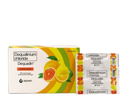 Dequadin (Para sa Singaw) 250 mg 20 Orange Lozenges | Lazada PH