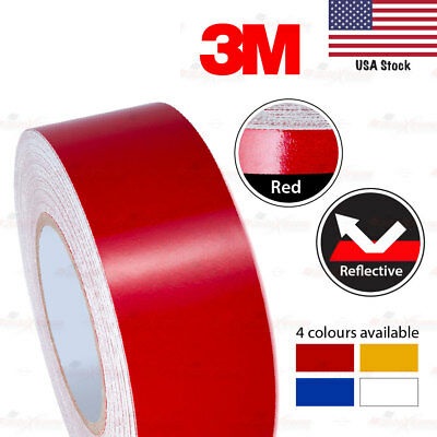 ORIGINAL 3M 3inches x 50 YARDS Reflective tape Honeycomb Striped ...