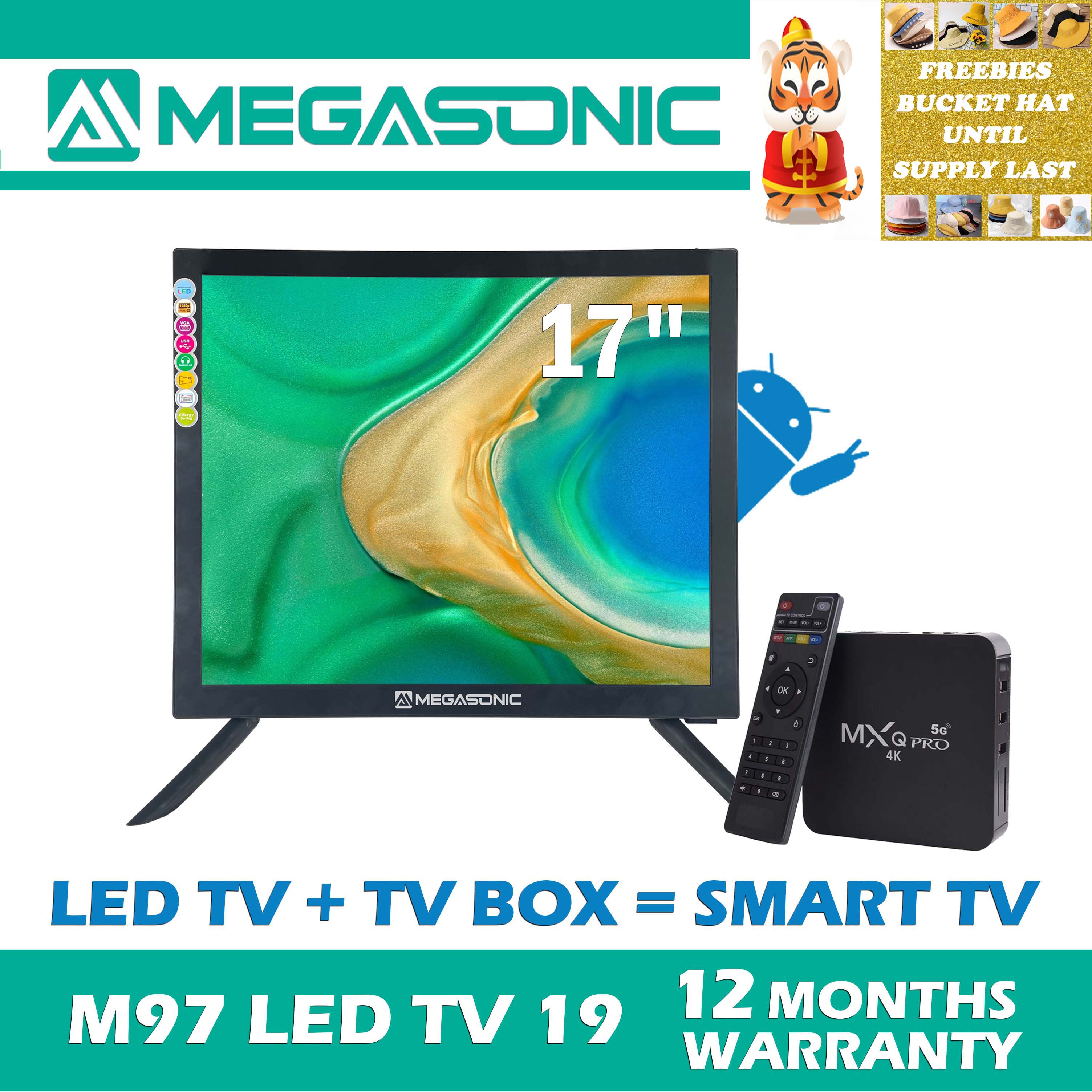MEGASONIC M97-LED19 Smart TV 17 Inch Screen LED TV | Lazada PH