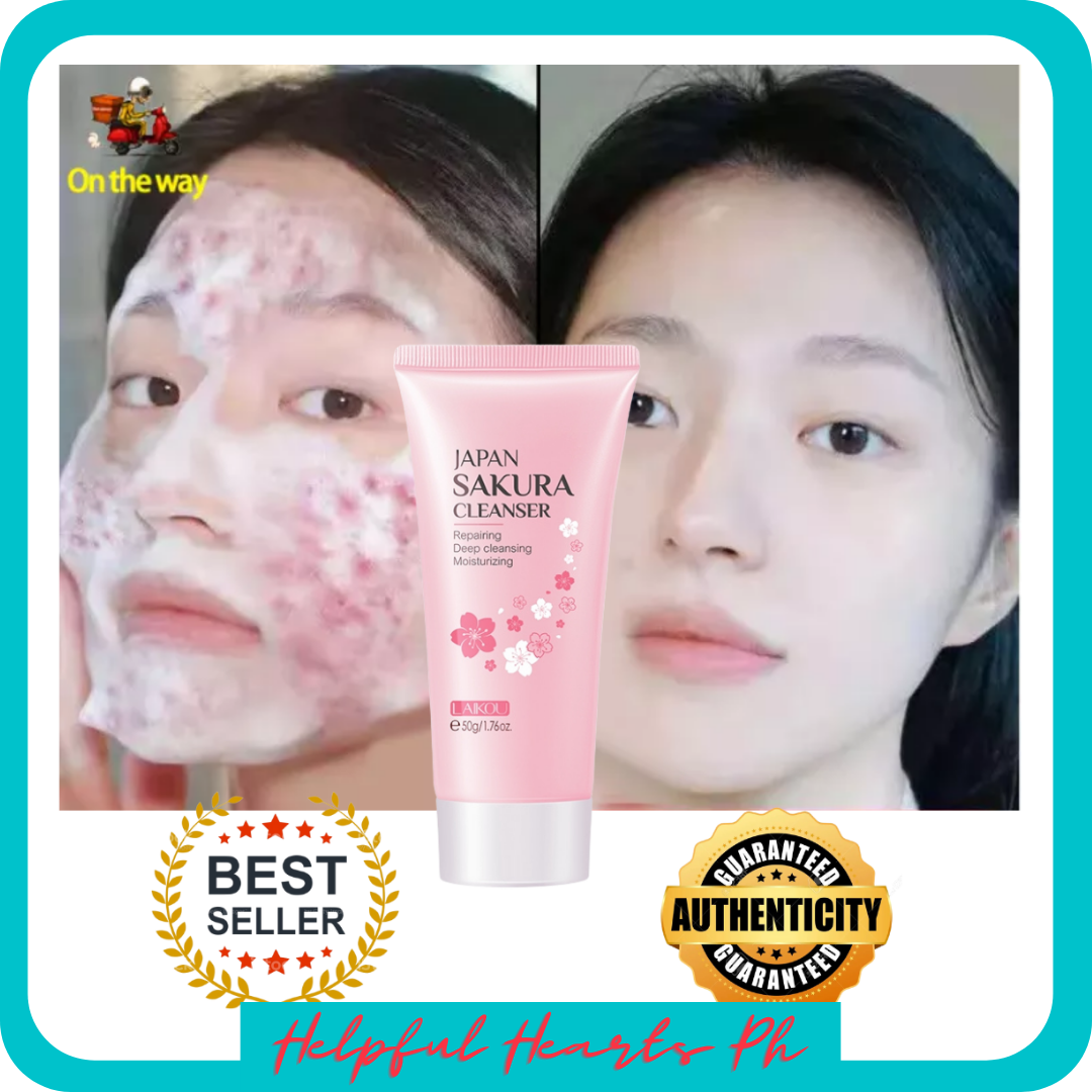 100% AUTHENTIC Japan Sakura Cleanser Repairing Gentle Deep Cleaning ...