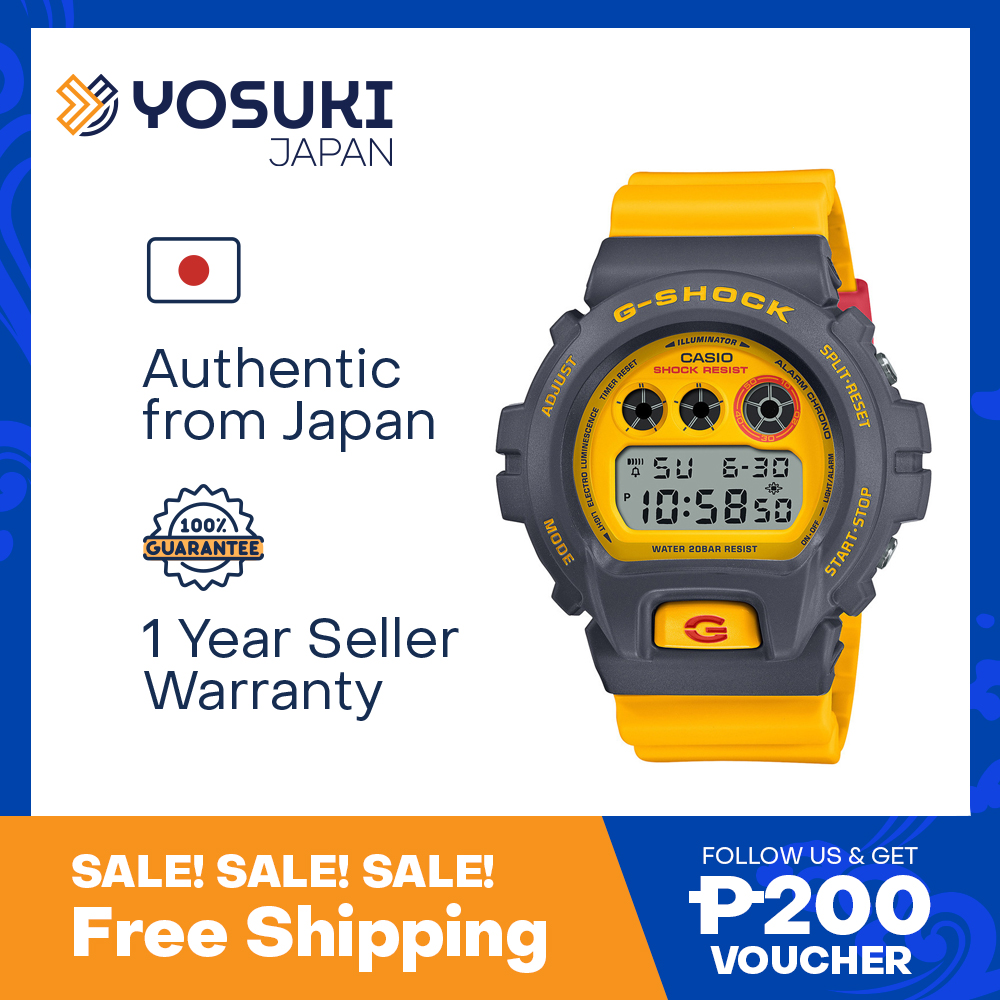 CASIO G-SHOCK DW-6900Y-9 6900 SERIES new22 Sporty Street Quartz Alarm ...
