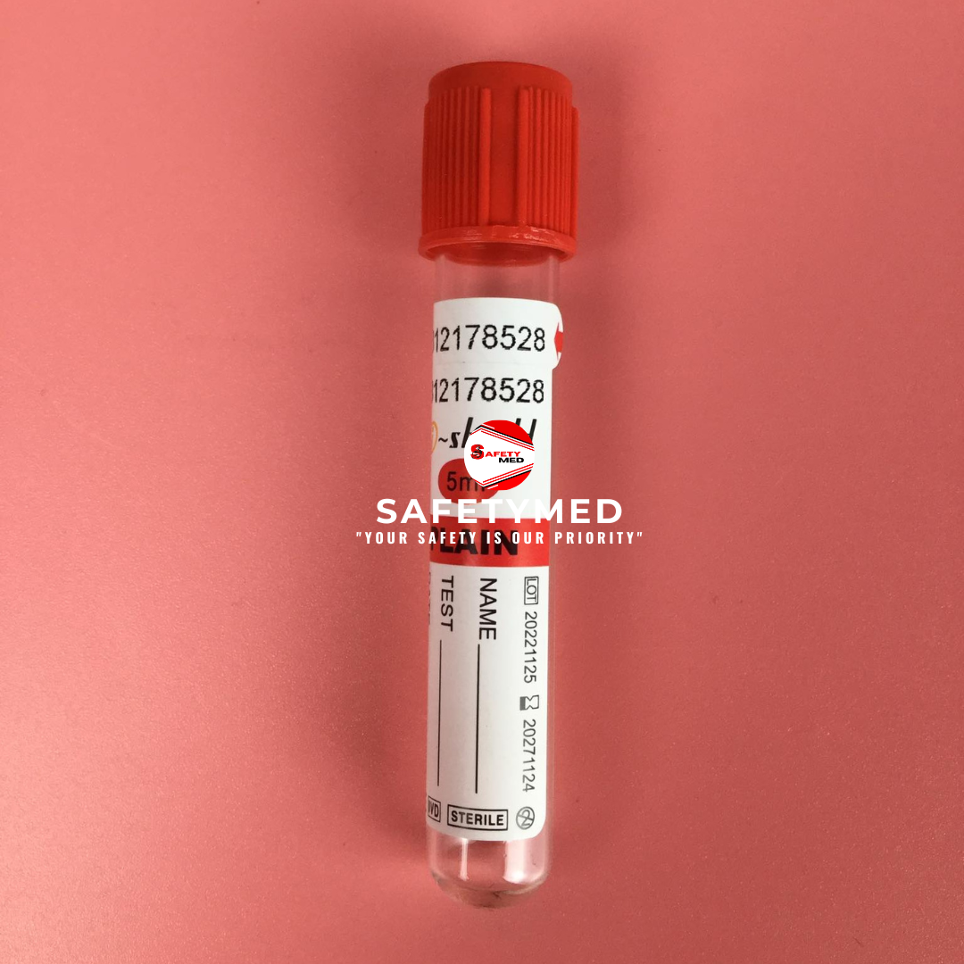 VACUTAINER BLOOD COLLECTION TUBE RED TOP PER PIECE 5ML | Lazada PH