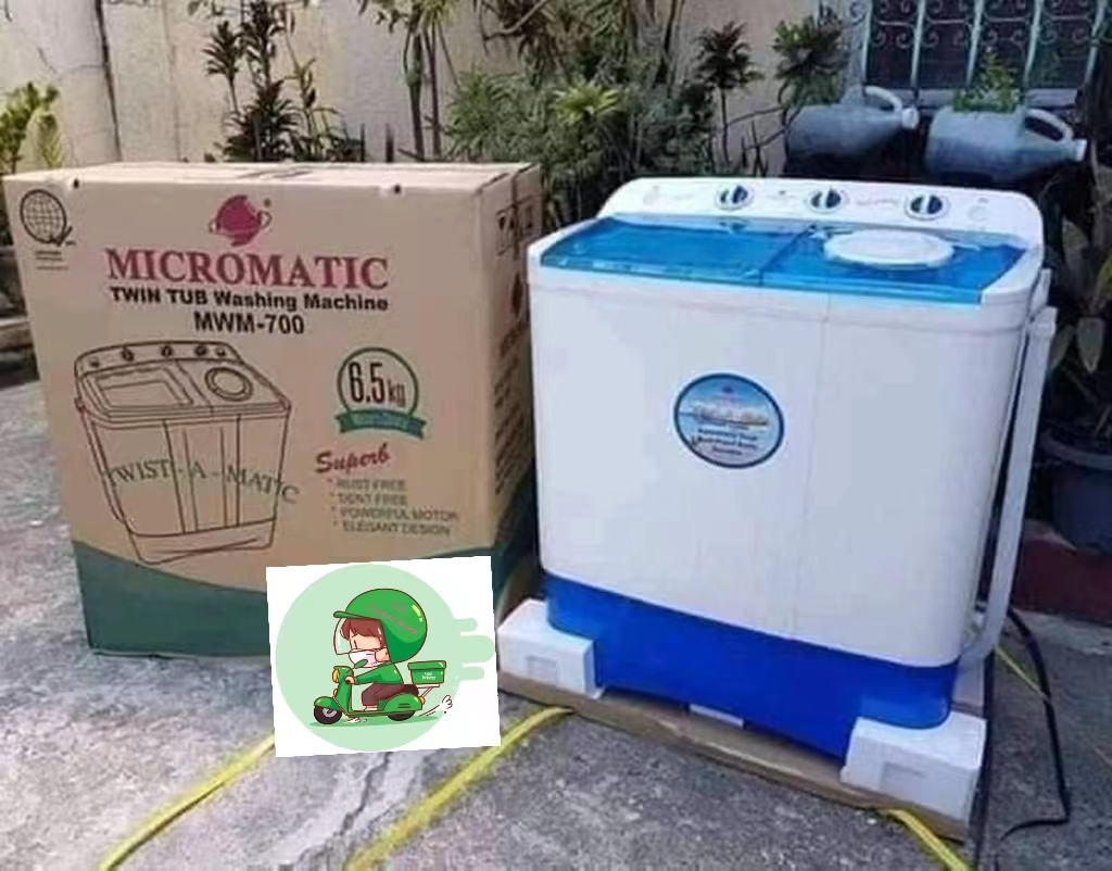 HOT SALE Micromatic MWM-700 Twin Tub Washing Machine 6.5kg MWM 700 ...