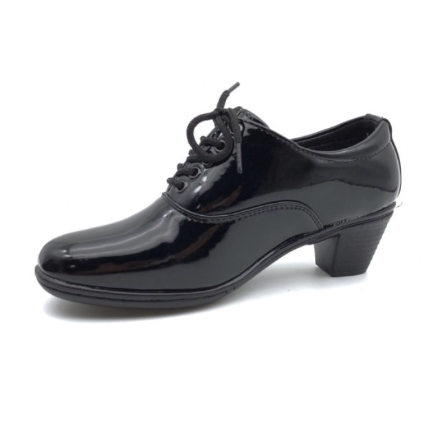 LADY SECURITY GUARD BLACK SHOES D77-17 | Lazada PH