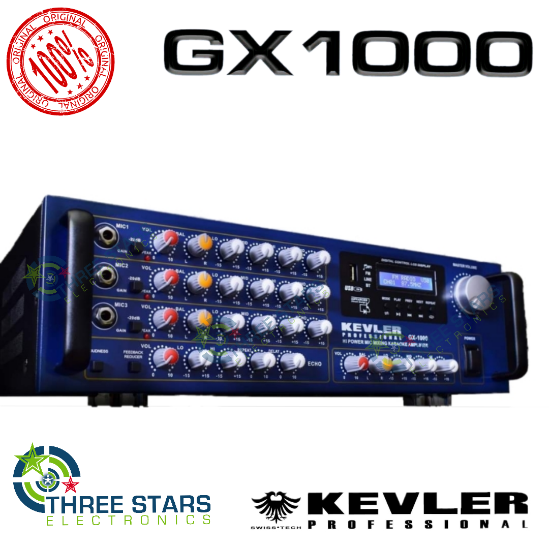 2021 Kevler GX-1000 High Power Mixing Amplifier 700 watts x 2 gx1000 GX ...