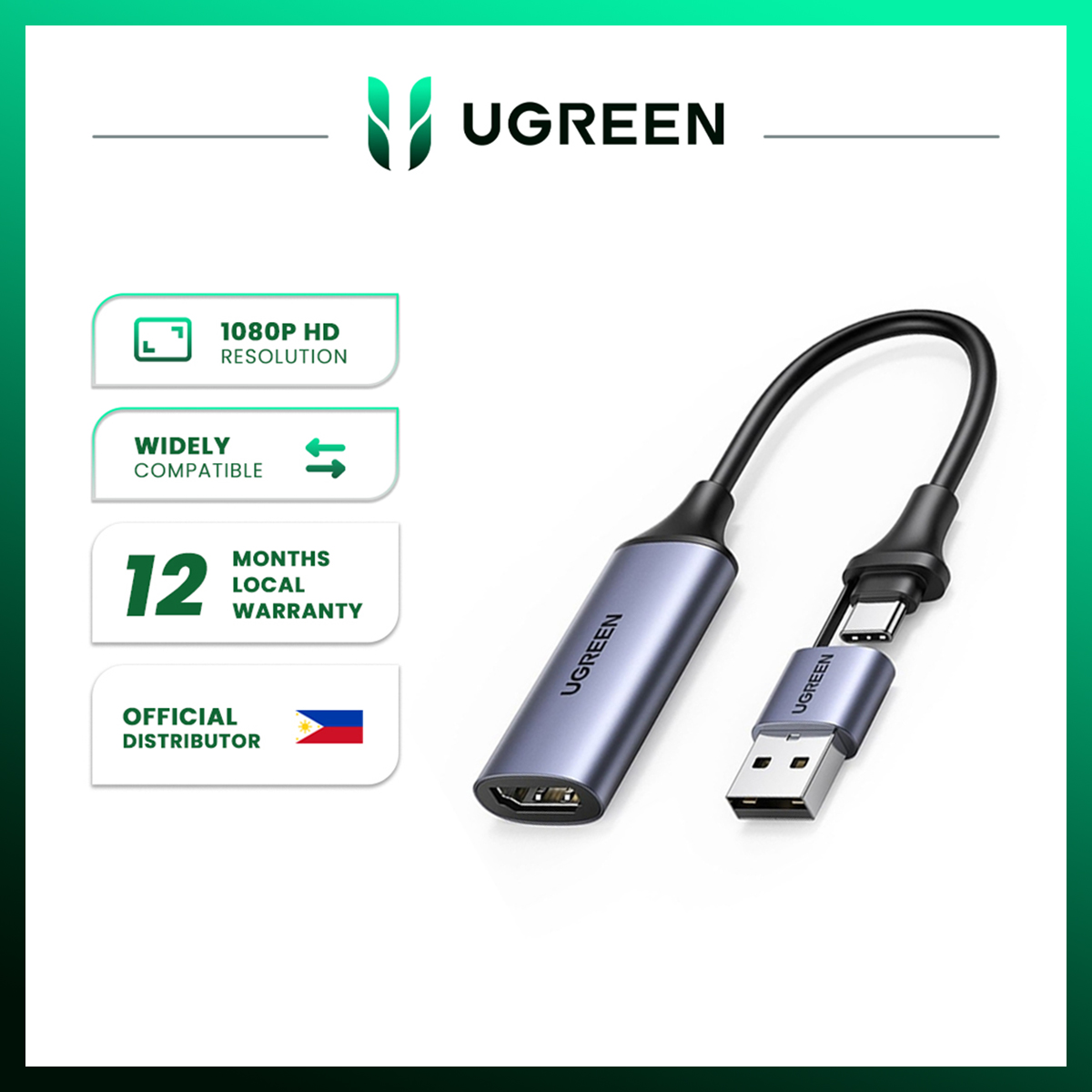UGREEN Video Capture Card Single HDMI Input - PH | Lazada PH