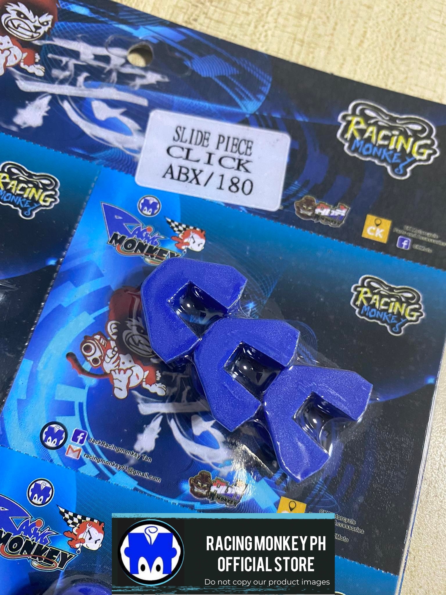 Slide Piece Set 3pcs (Honda Click 125/Click 150) Racing Monkey | Lazada PH