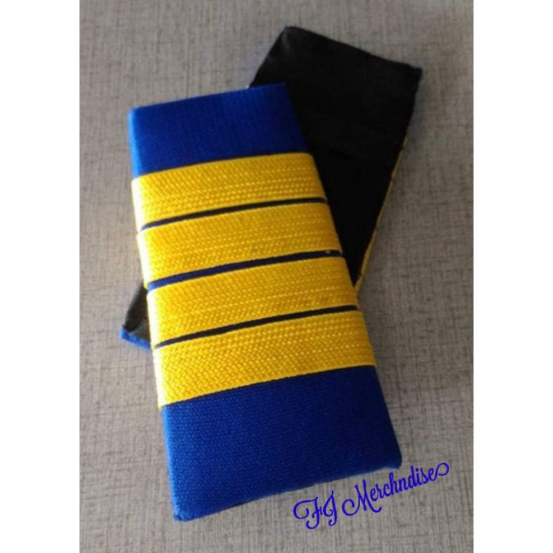 Royal Blue Shoulder Board Pair for Security Officer | Lazada PH