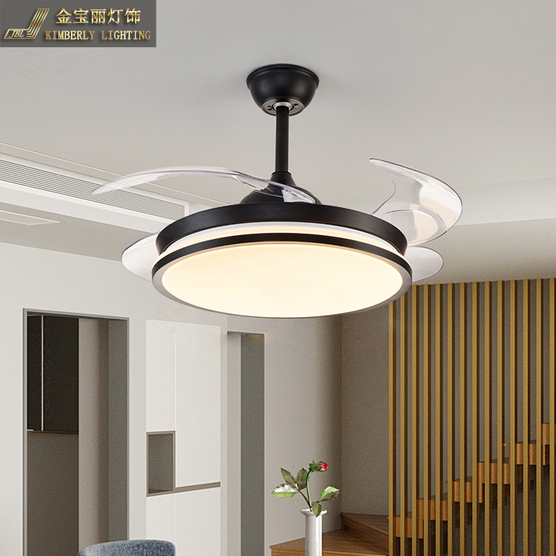 CHNT 48 Inches Retractable Ceiling Fan With Light Remote Control ,3 ...