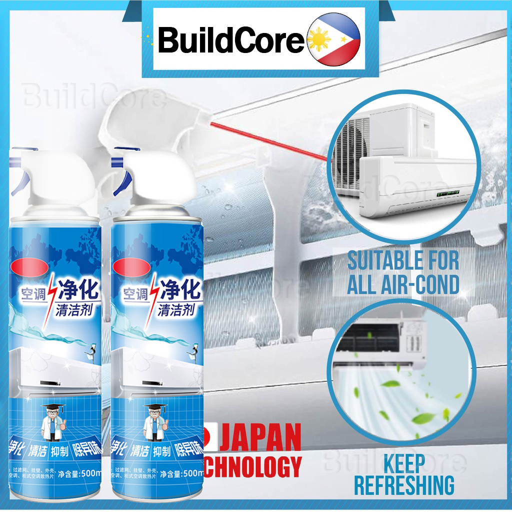 Aircond Cleaner Spray 500ml Air Conditioner Cleaner for Air Con Dust ...