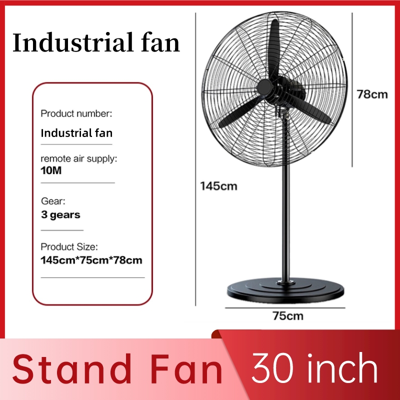Industrial Fan Heavy Duty Big 30 Inch Industrial Electric Fan 3 Speed ...