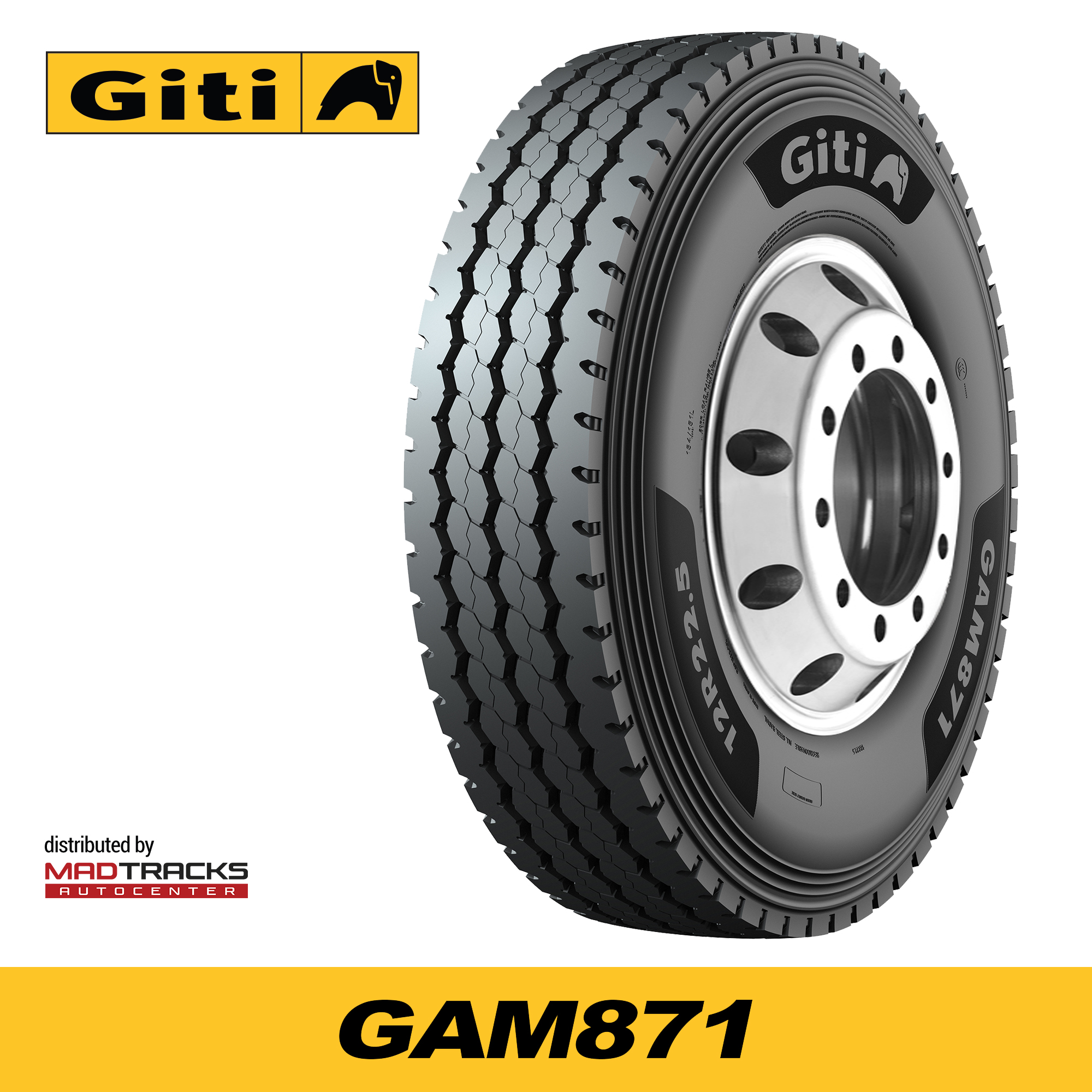 Giti 12 R22.5 154/151L 20 PR GAM871 Tire ( 12R22.5 ) | Lazada PH