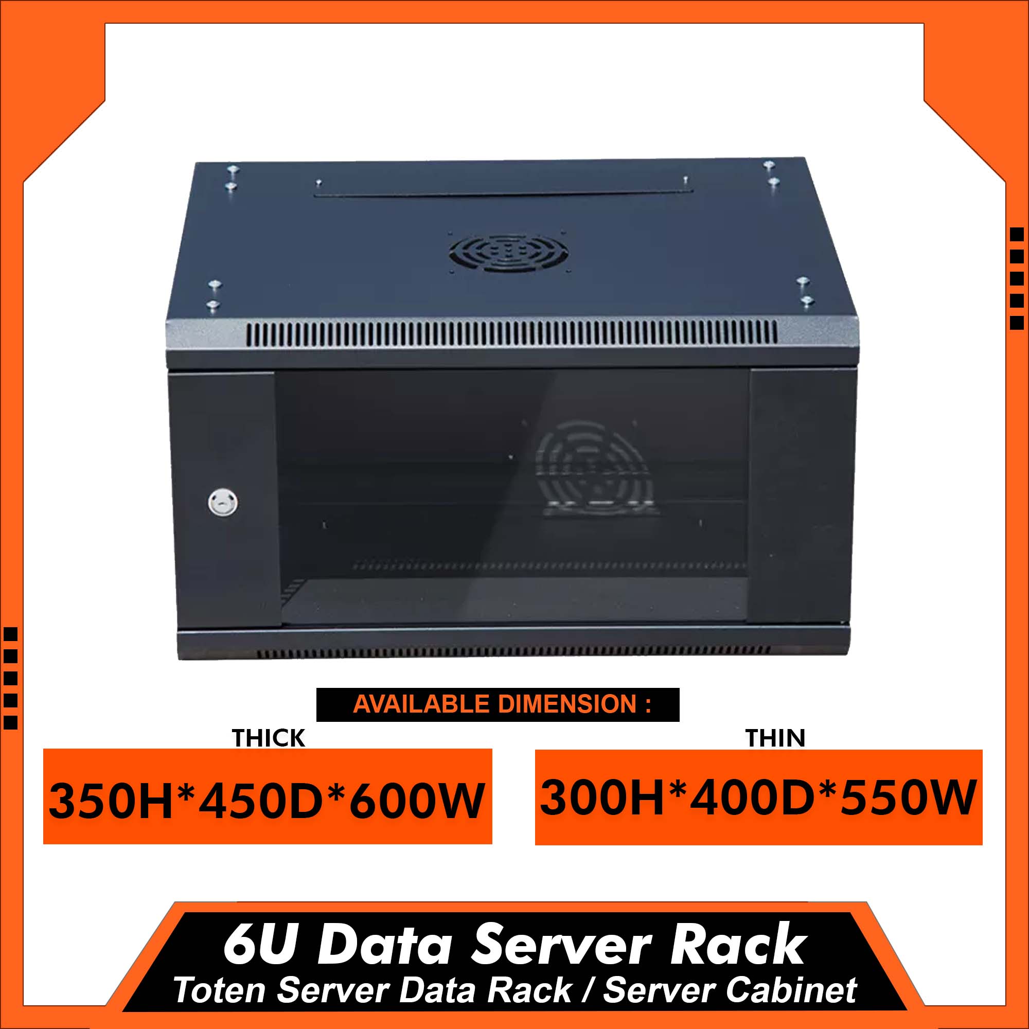 6U Data Server Rack│Toten Server Data Rack│Server Cabinet│Server Rack ...
