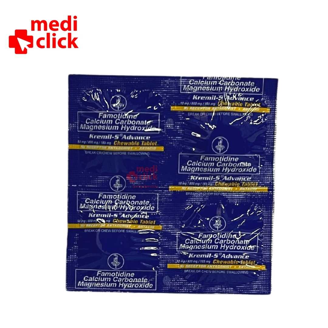 Kremil-S Advance - 4 TABLETS | Lazada PH