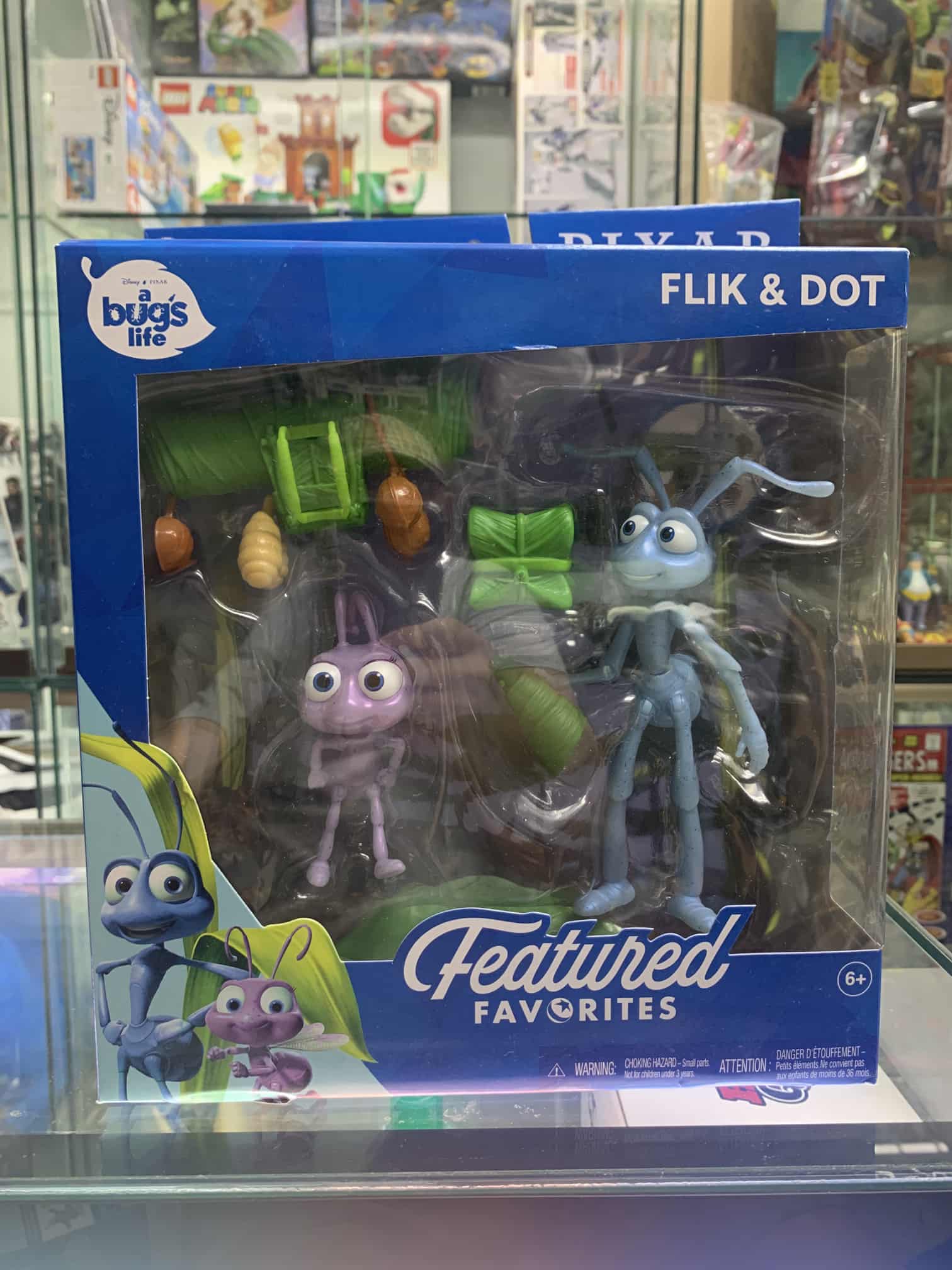 MATTEL DISNEY PIXAR A BUG’S LIFE FLIK & DOT Action Figure set New in ...