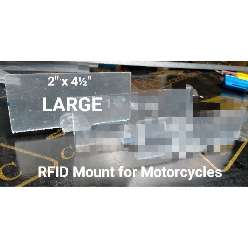 Hot sale Acrylic RFID Sticker Holder for Motorcycles | Lazada PH