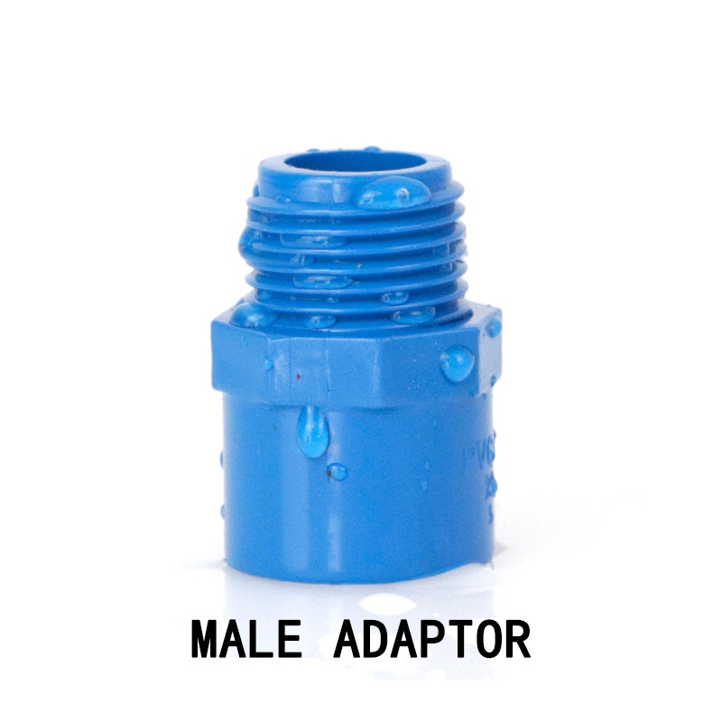 PVC Blue Fittings 1/2 to 1 (Elbow, Tee, Coupling, Male Adaptor, Female ...