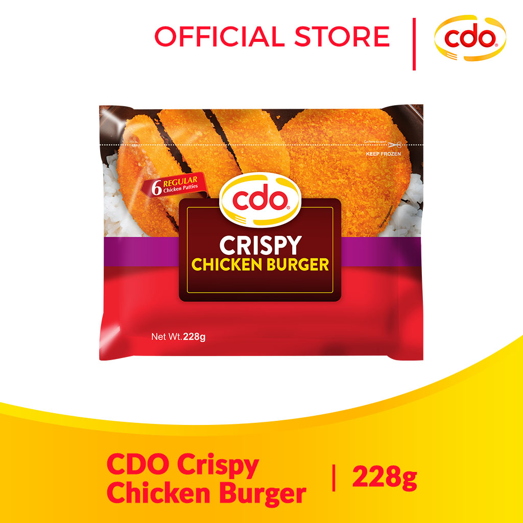 CDO Crispy Chicken Burger 228g | Lazada PH