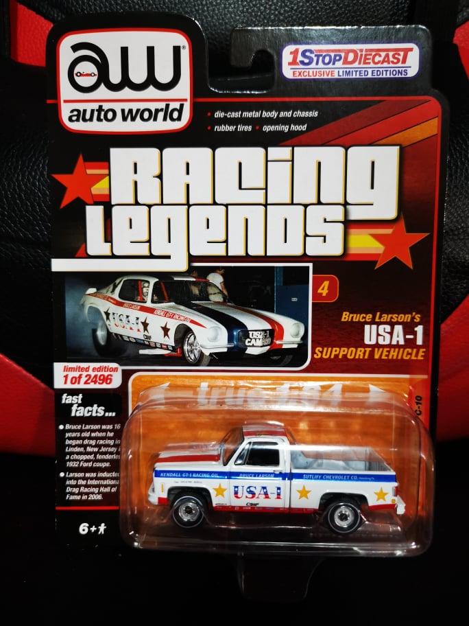 Autoworld 1/64 Racing Legends Bruce Larson's USA-1 Support Vehicle 1973 ...