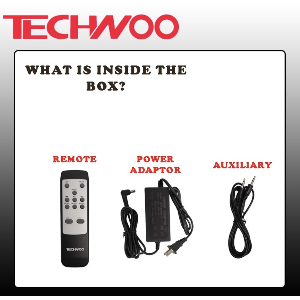 TECHWOO 2.1 Inch Bluetooth Soundbar w/ Subwoofer | Lazada PH