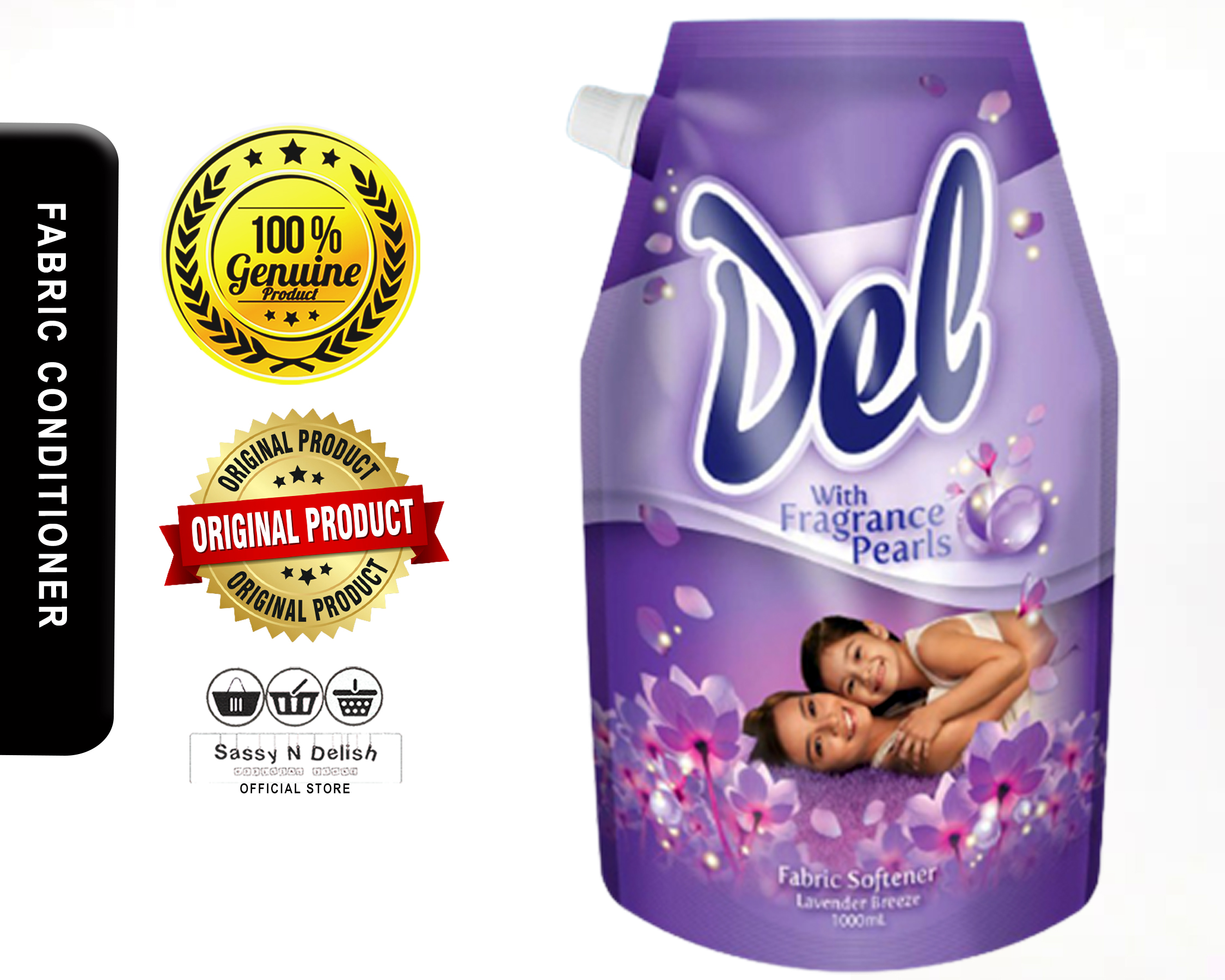 Del Fabric Conditioner Lavander Breeze | 1L RF | Lazada PH