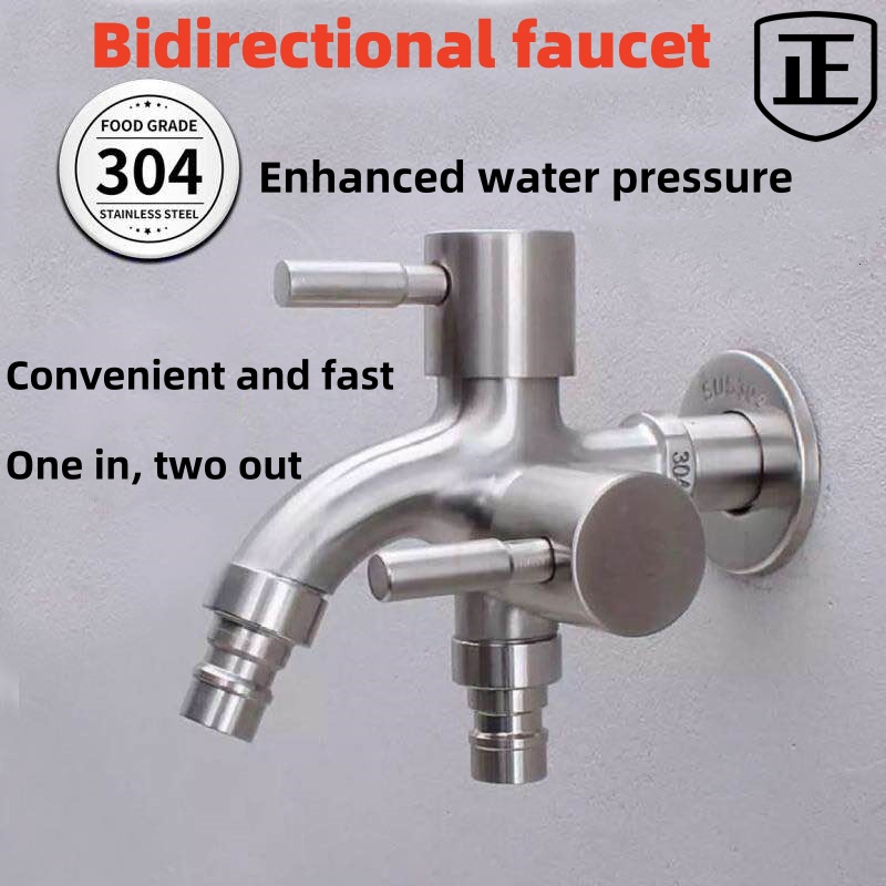 Multifunctional faucet, Bidirectional faucet 304 stainless steel two ...