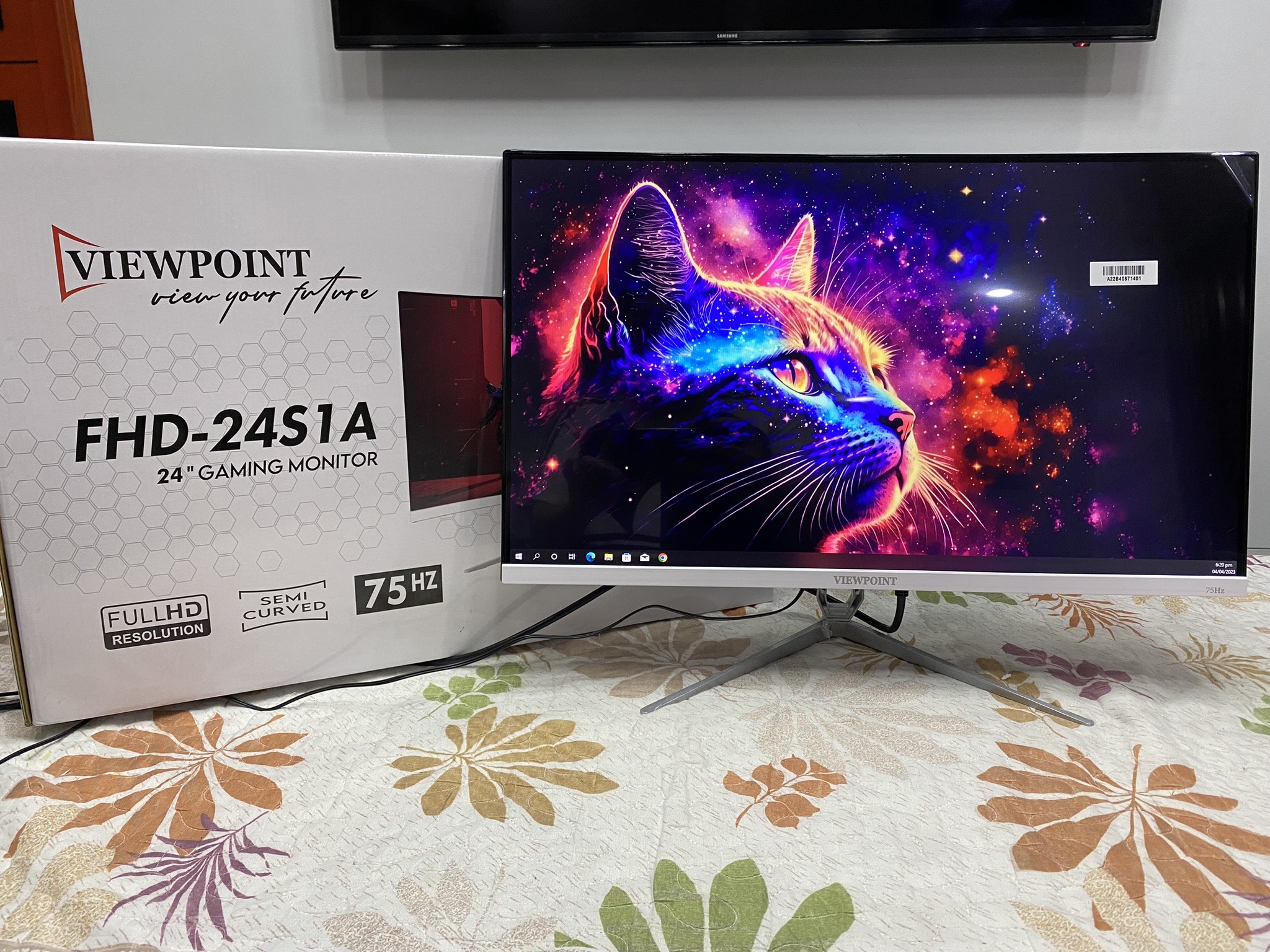 Viewpoint 24inch 75hz FHD-S1A VA Semi Curve Frameless Gaming Monitor ...