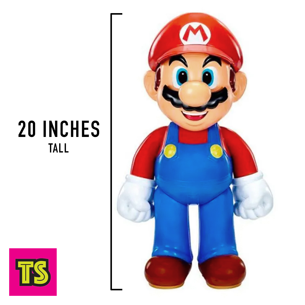 20-IN MARIO PVC - JAPANESE - (ARTICULATED ARMS & LEGS), SUPER MARIO BY ...
