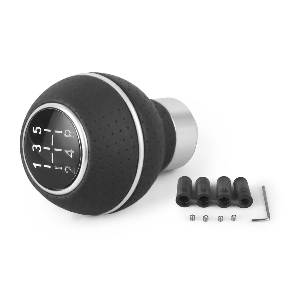 5 Speed Aluminium Universal Car Gear Shift Knob Round gear lever shift ...