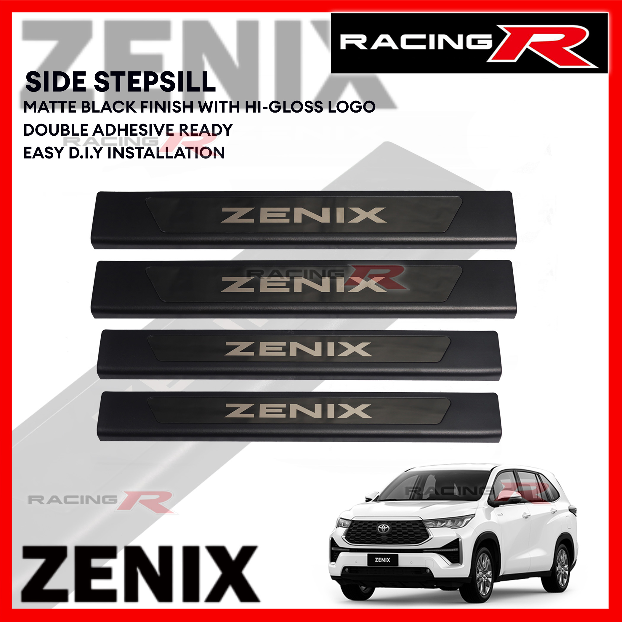 Toyota Innova Zenix 2023 to 2024 OEM Side Stepsill / Step sill ( Car ...